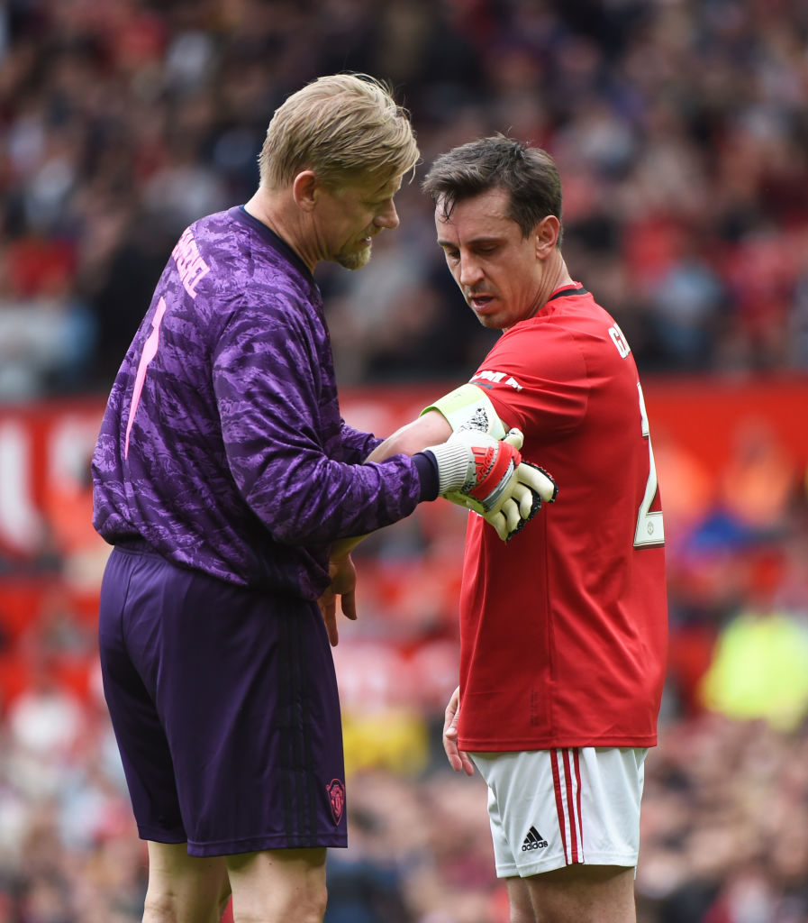 15 of the best pictures from Manchester United's treble reunion game