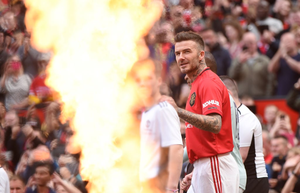 15 of the best pictures from Manchester United's treble reunion game