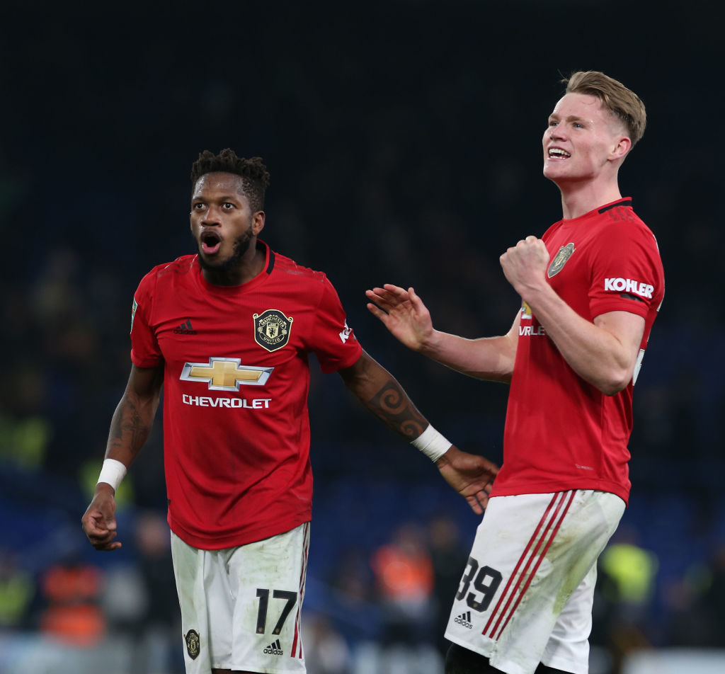 Manchester United fans praise developing Fred and McTominay partnership