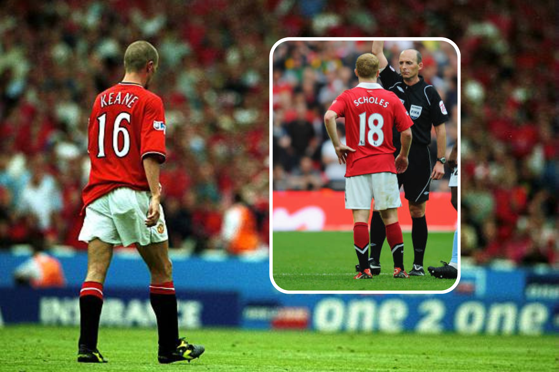 Manchester United players with the most red cards of all-time