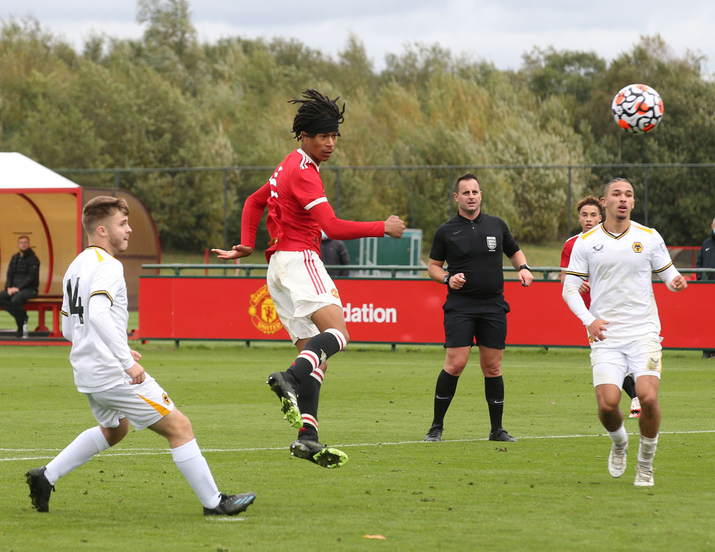 Maxi Oyedele praised after scoring first Manchester United under-18s goal