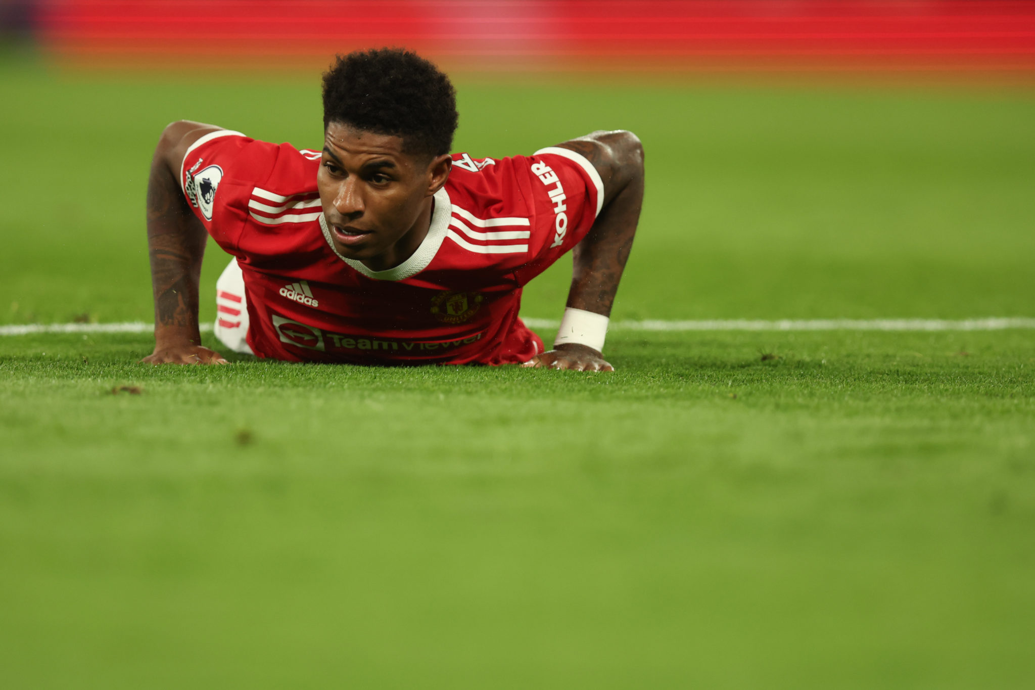 Marcus Rashford completed just 12 passes in United draw v Chelsea