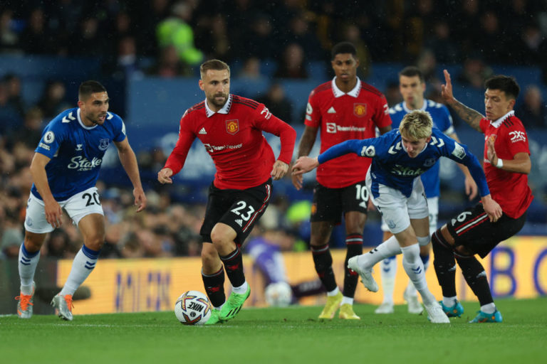Manchester United left-back Luke Shaw looks back to his best