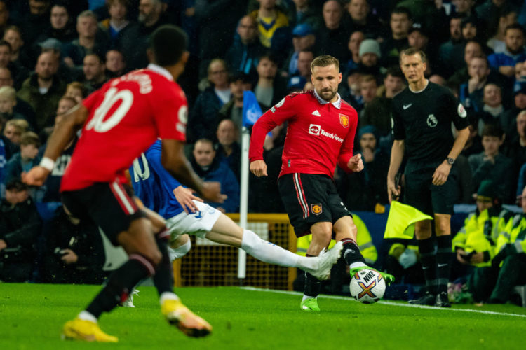 Manchester United left-back Luke Shaw looks back to his best