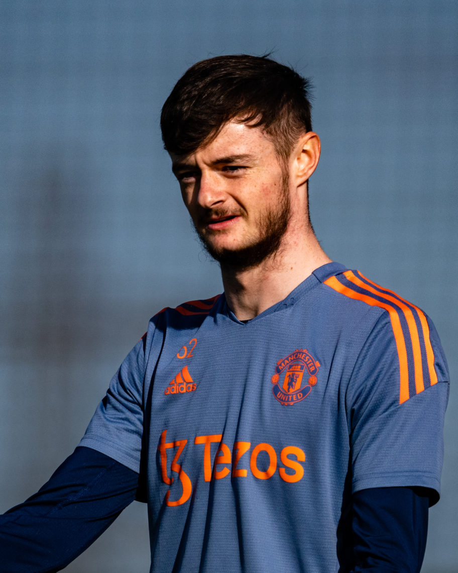 Joe Hugill features in United training again as Anthony Martial misses out