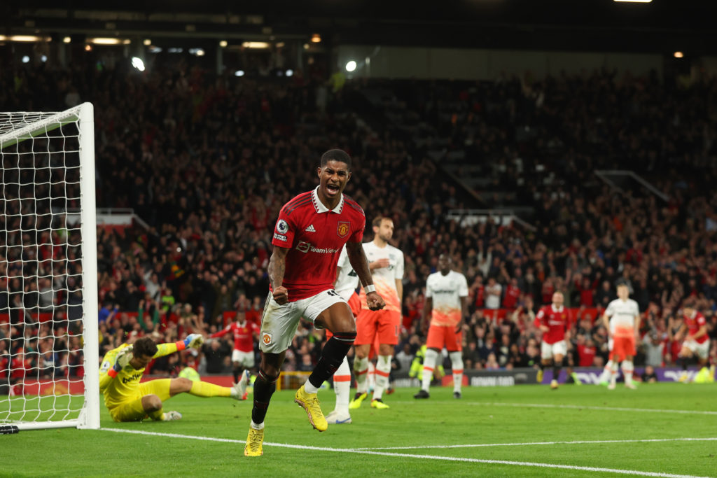Marcus Rashford says his ambition is to win the Champions League