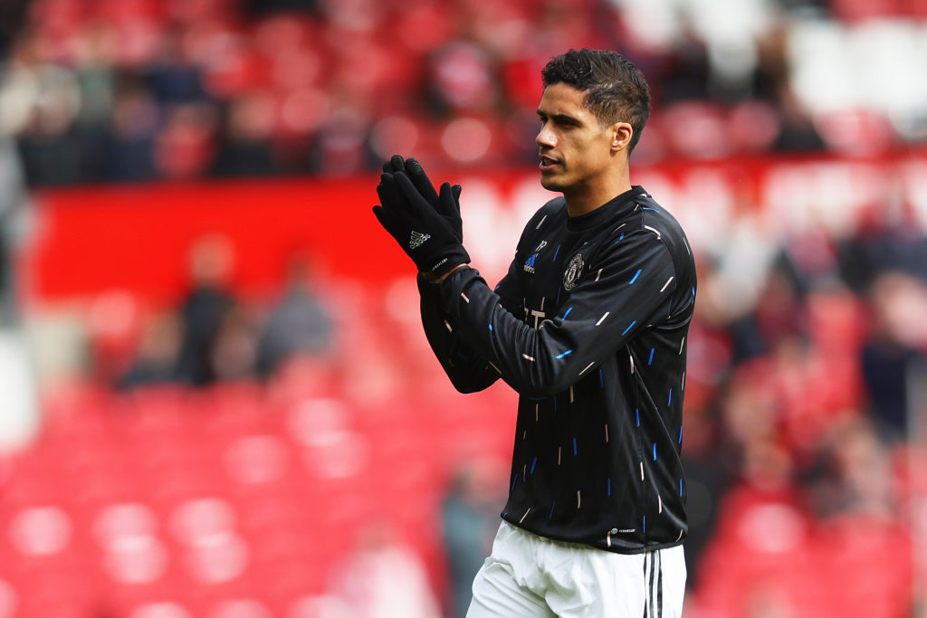 Raphael Varane pictured in Manchester United training gear for first ...