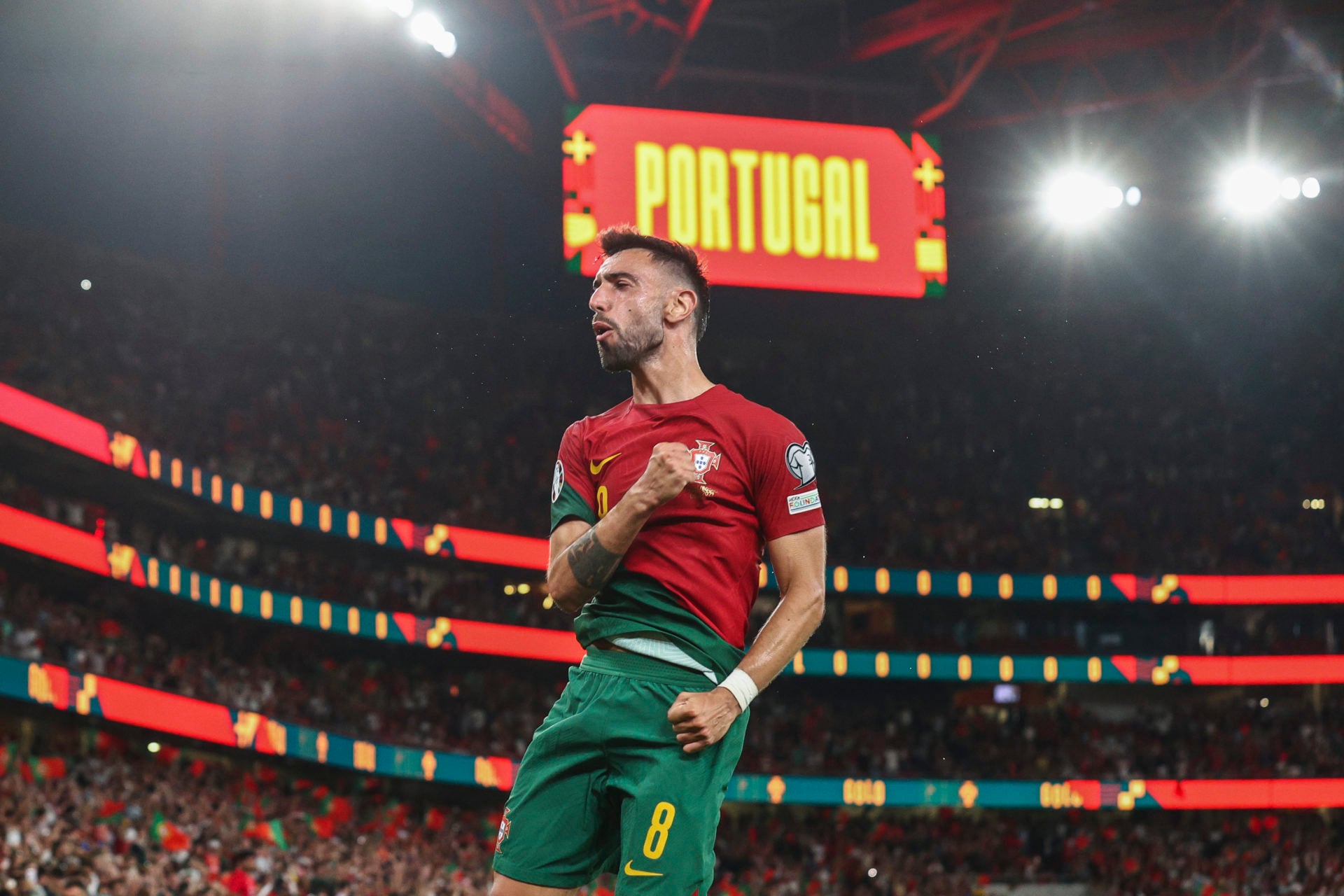 Bruno Fernandes puts in world-class performance for Portugal