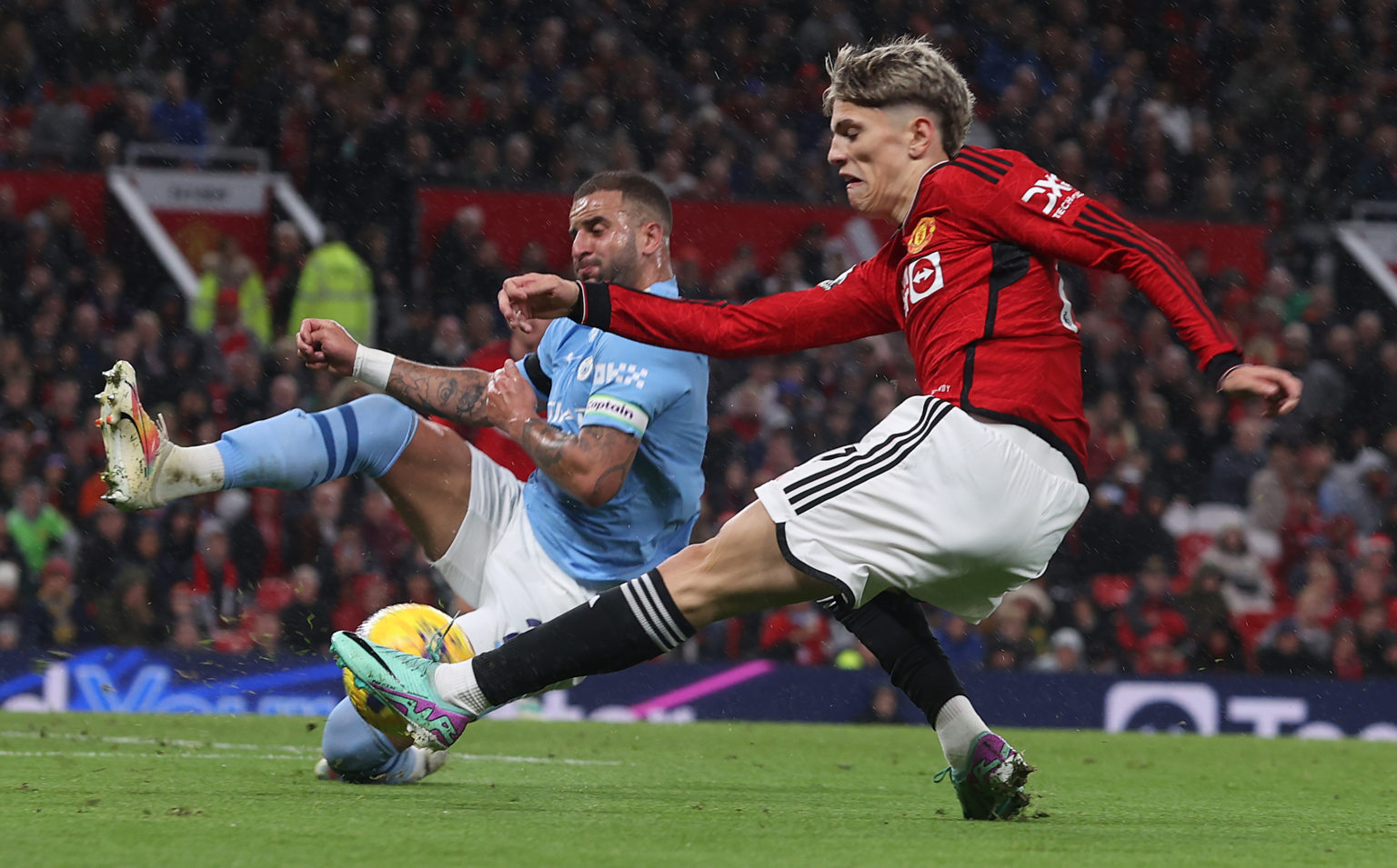 Not many people saw what Alejandro Garnacho did before kick-off against ...