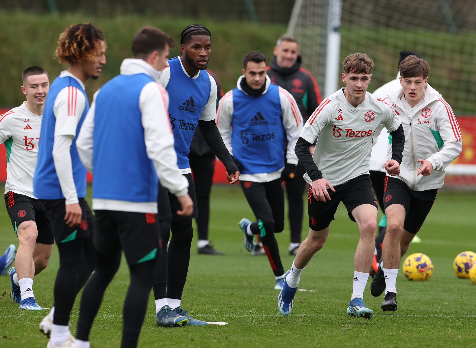 Two 16-year-olds spotted in training as Manchester United prepare for ...