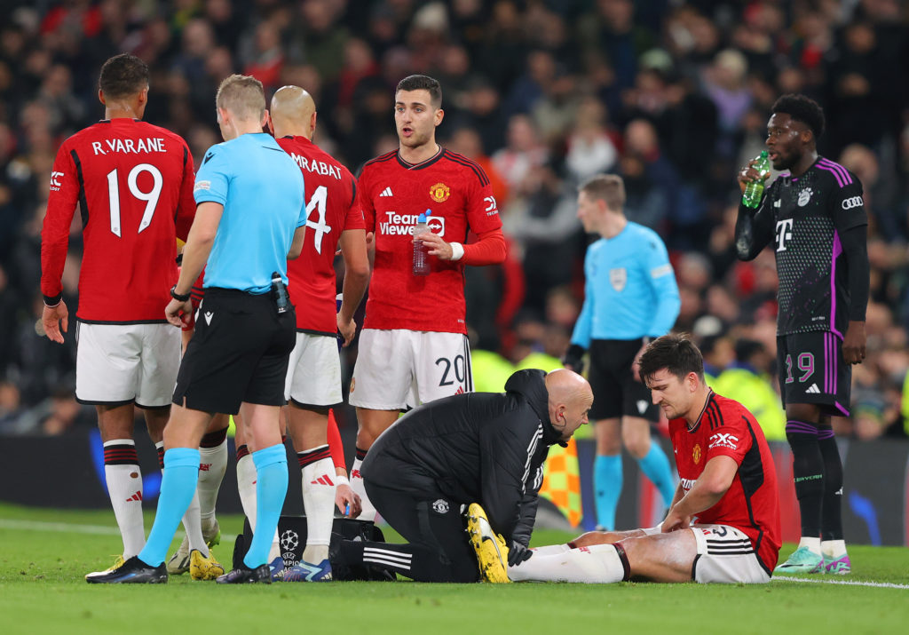 Manchester United reeling from Harry Maguire and Luke Shaw injuries ...