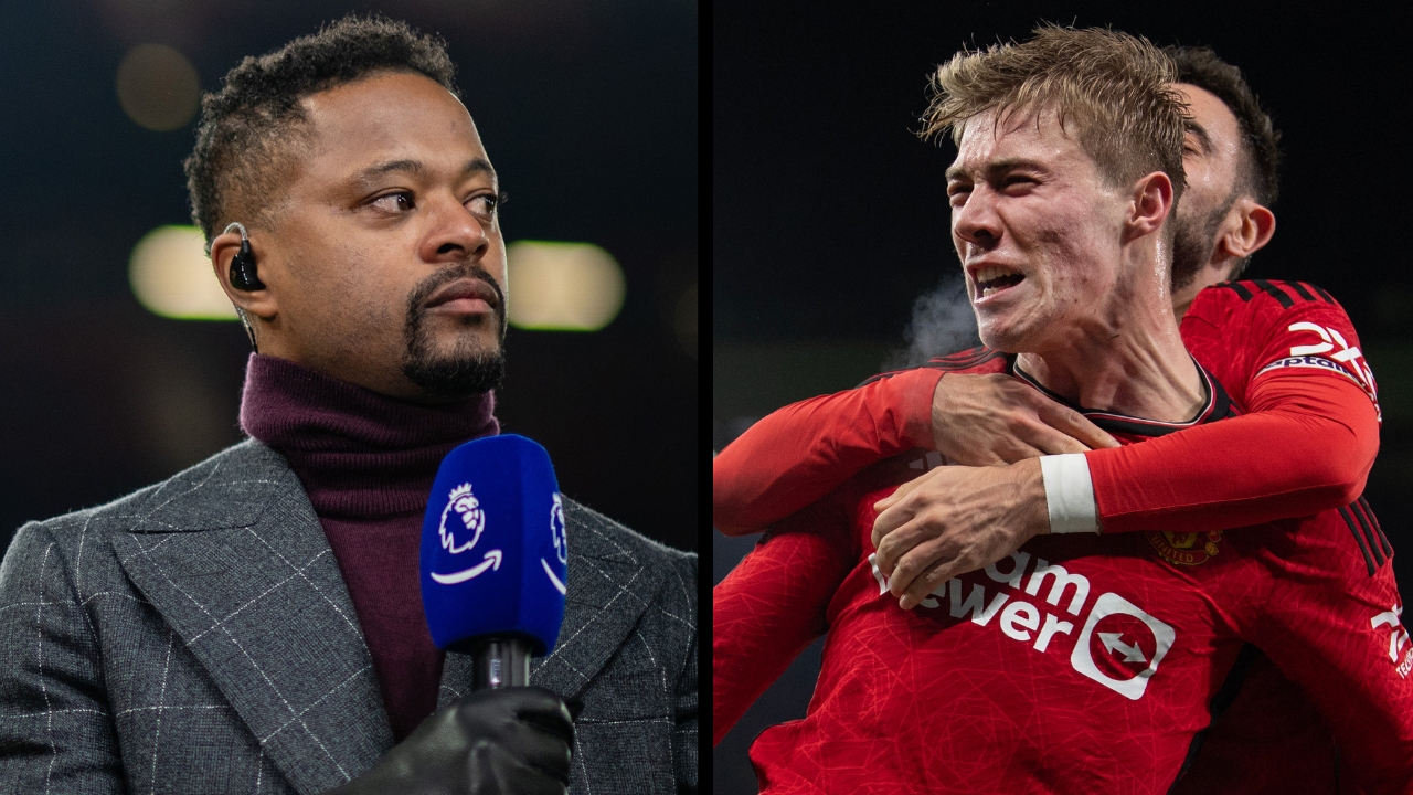 Patrice Evra's bold half-time Man United prediction against Aston Villa ...