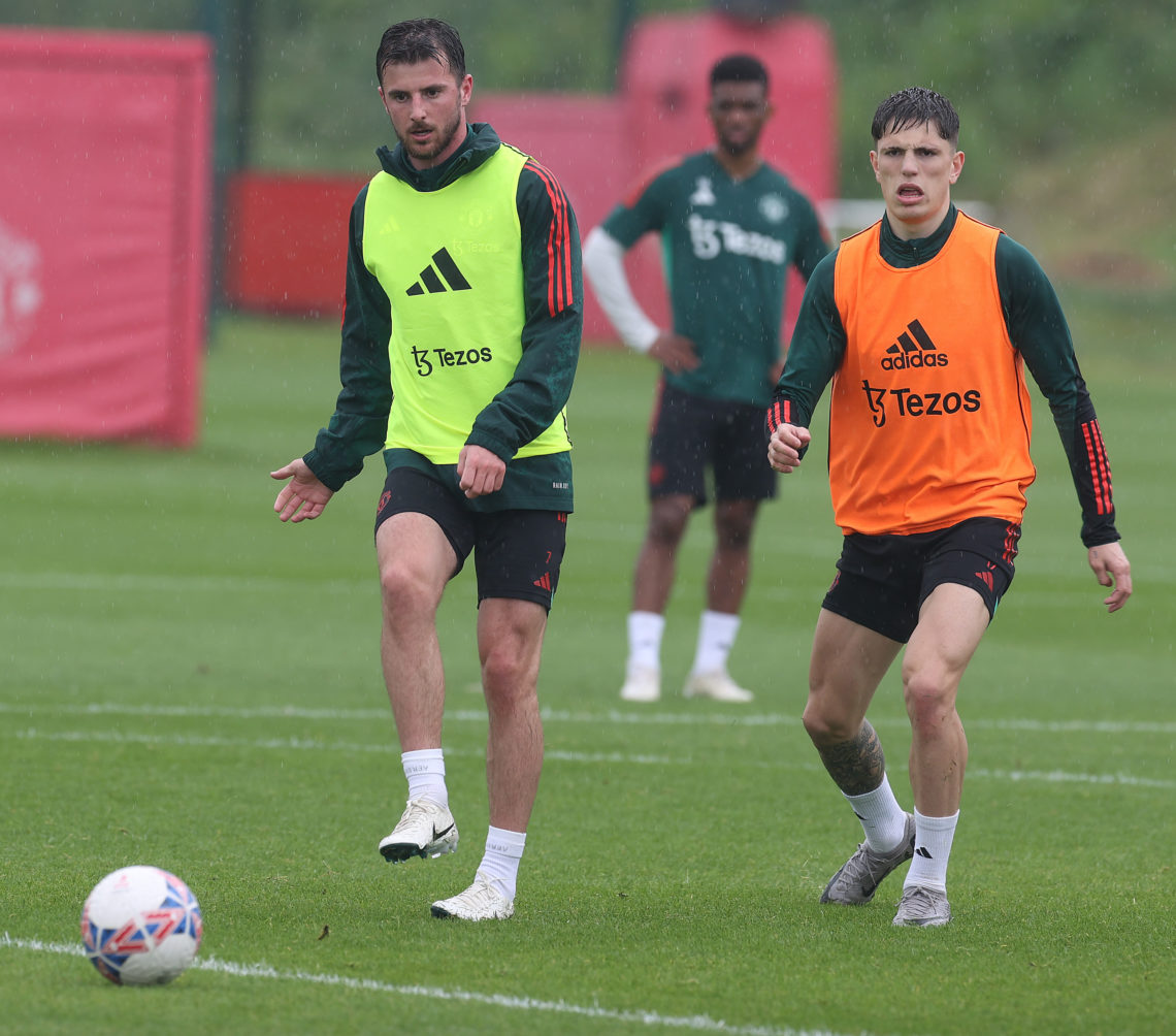 Man Utd player now pictured back in training ahead of FA Cup final ...