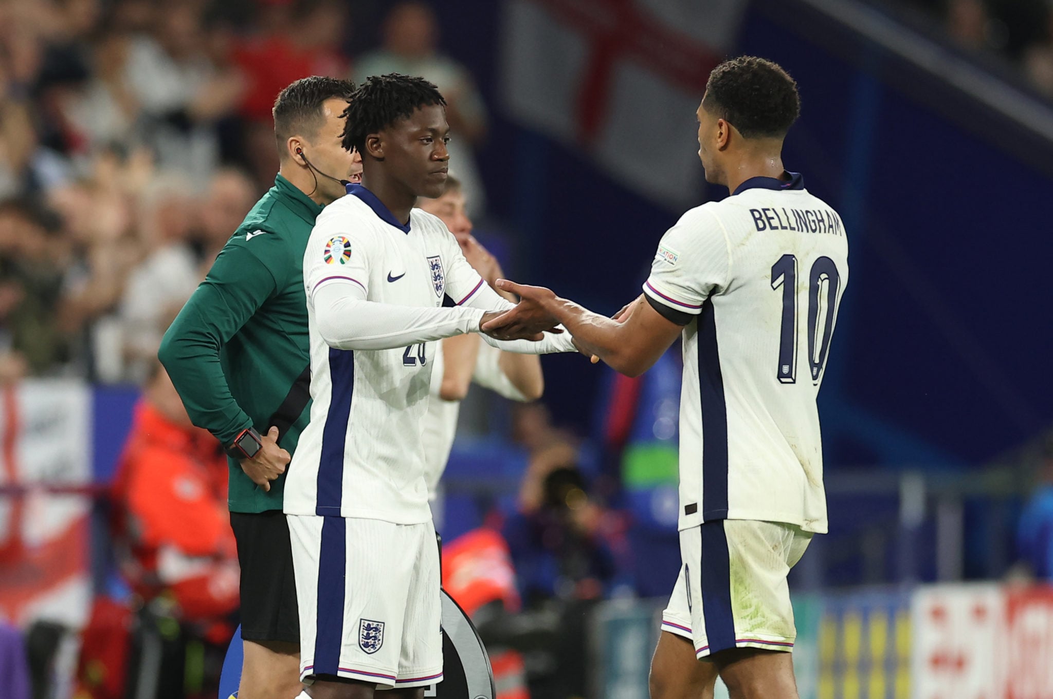 Jude Bellingham sends message to Kobbie Mainoo after Euro 2024 win