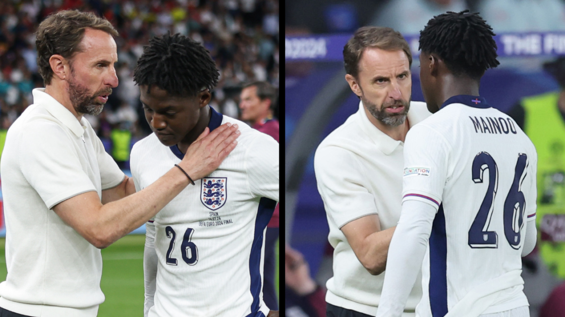 Man Utd star Kobbie Mainoo sends poignant four-word message to Gareth ...