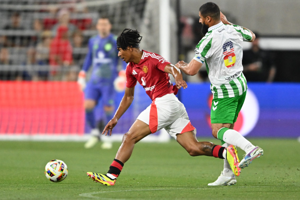 Maxi Oyedele sends goodbye message to Man Utd, Kobbie Mainoo responds