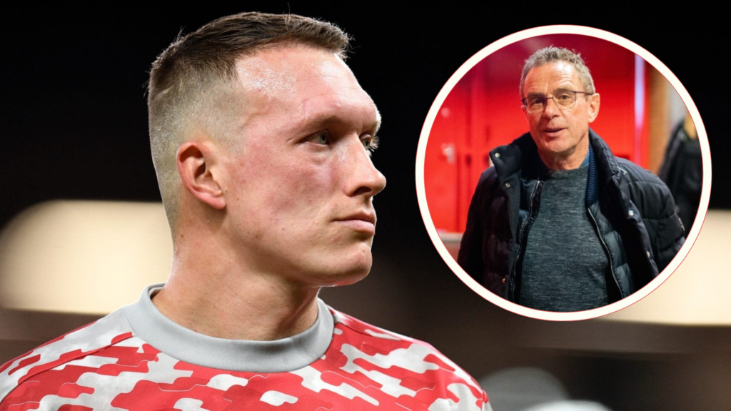 Phil Jones reveals he was 'absolutely raging' at Ralf Rangnick at half ...
