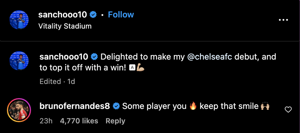 Jadon Sancho received surprise six-word message from one Man Utd star ...