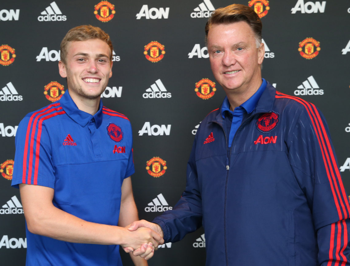 What happened to Manchester United forward James Wilson?