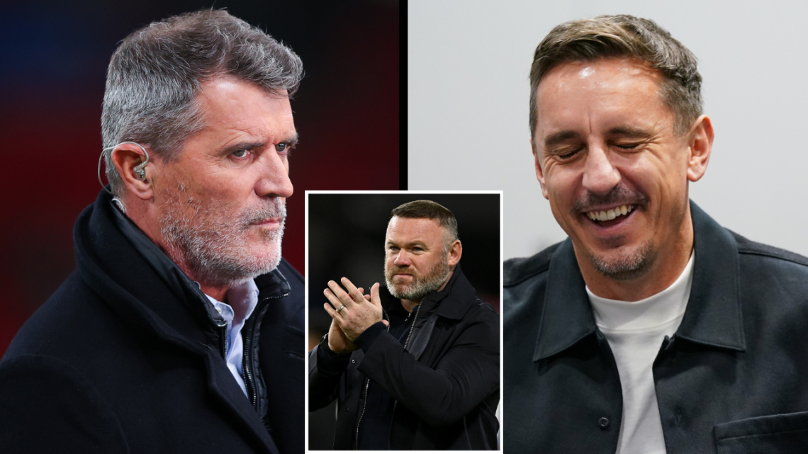 Roy Keane in full disagreement with Gary Neville and Wayne Rooney over ...