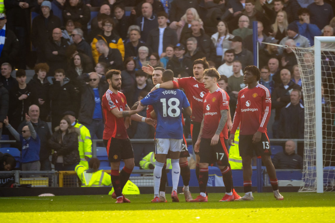 Man United star involved in Goodison Park tunnel clash with Ashley ...