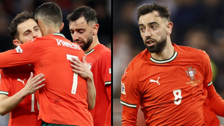 Bruno Fernandes and Cristiano Ronaldo both make same point in two ...