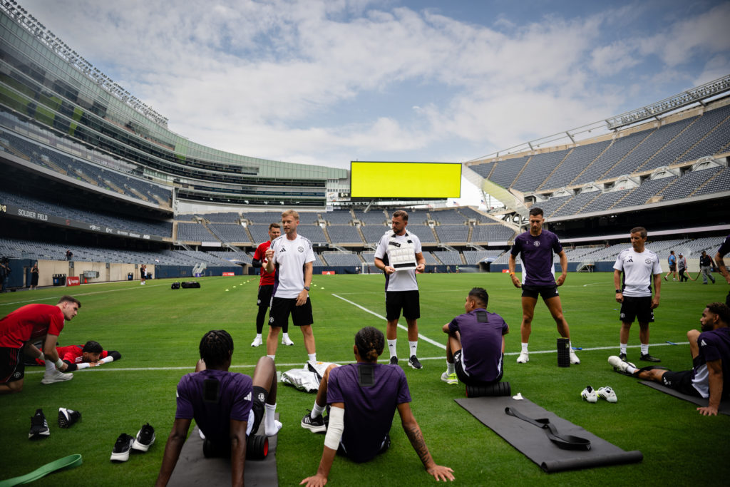 Man Utd stars trial new high-tech jackets on US tour, previously tested ...