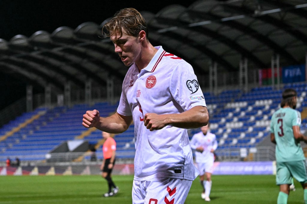Rasmus Hojlund sends 'wise man' message after scoring again for Denmark