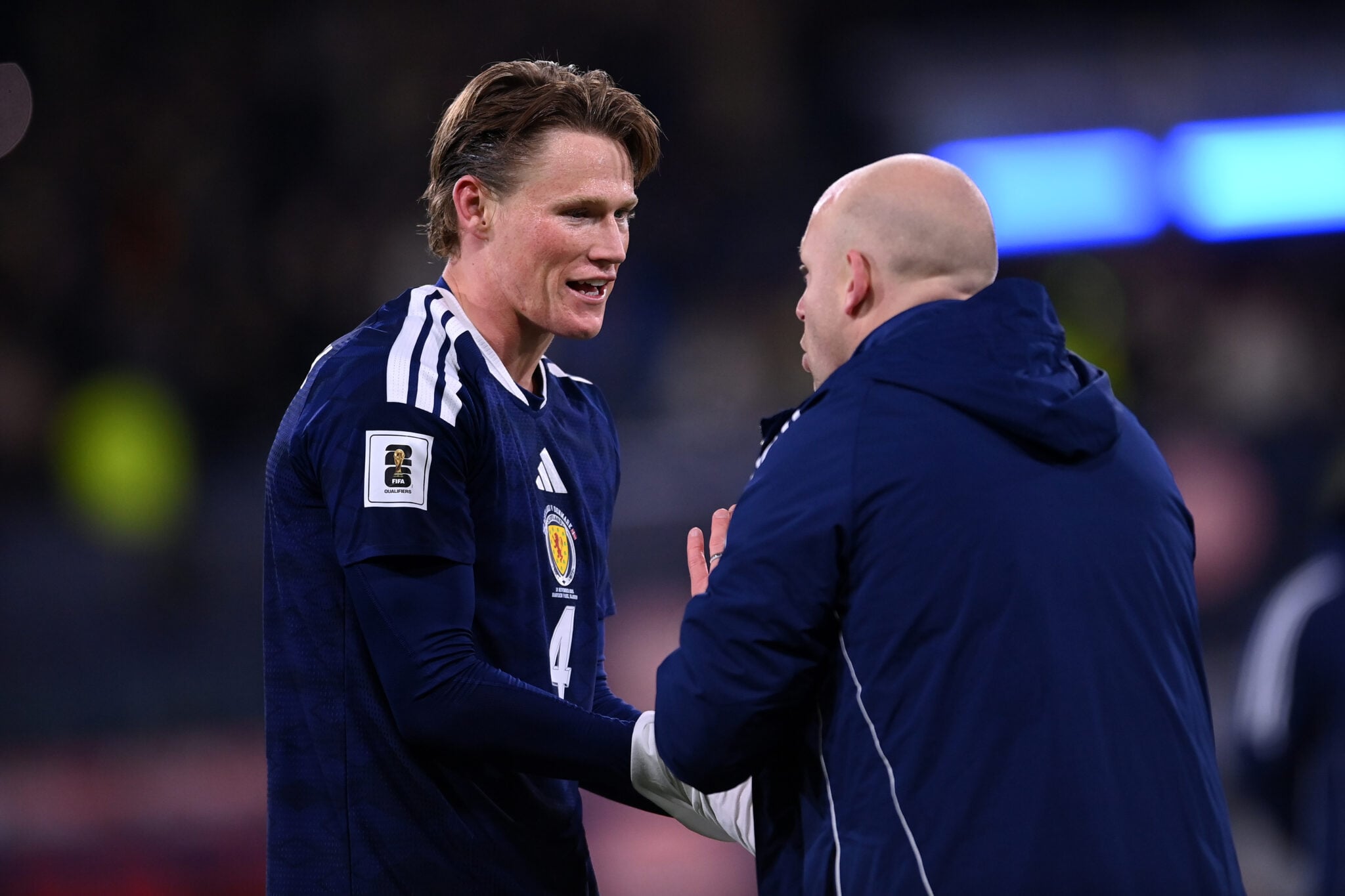 Steve Clarke and Sir Andy Murray both react to what Scott McTominay did ...
