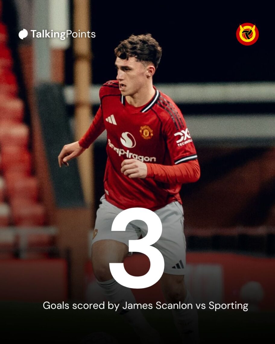 James Scanlon hat-trick confirmed what Manchester United already know ...
