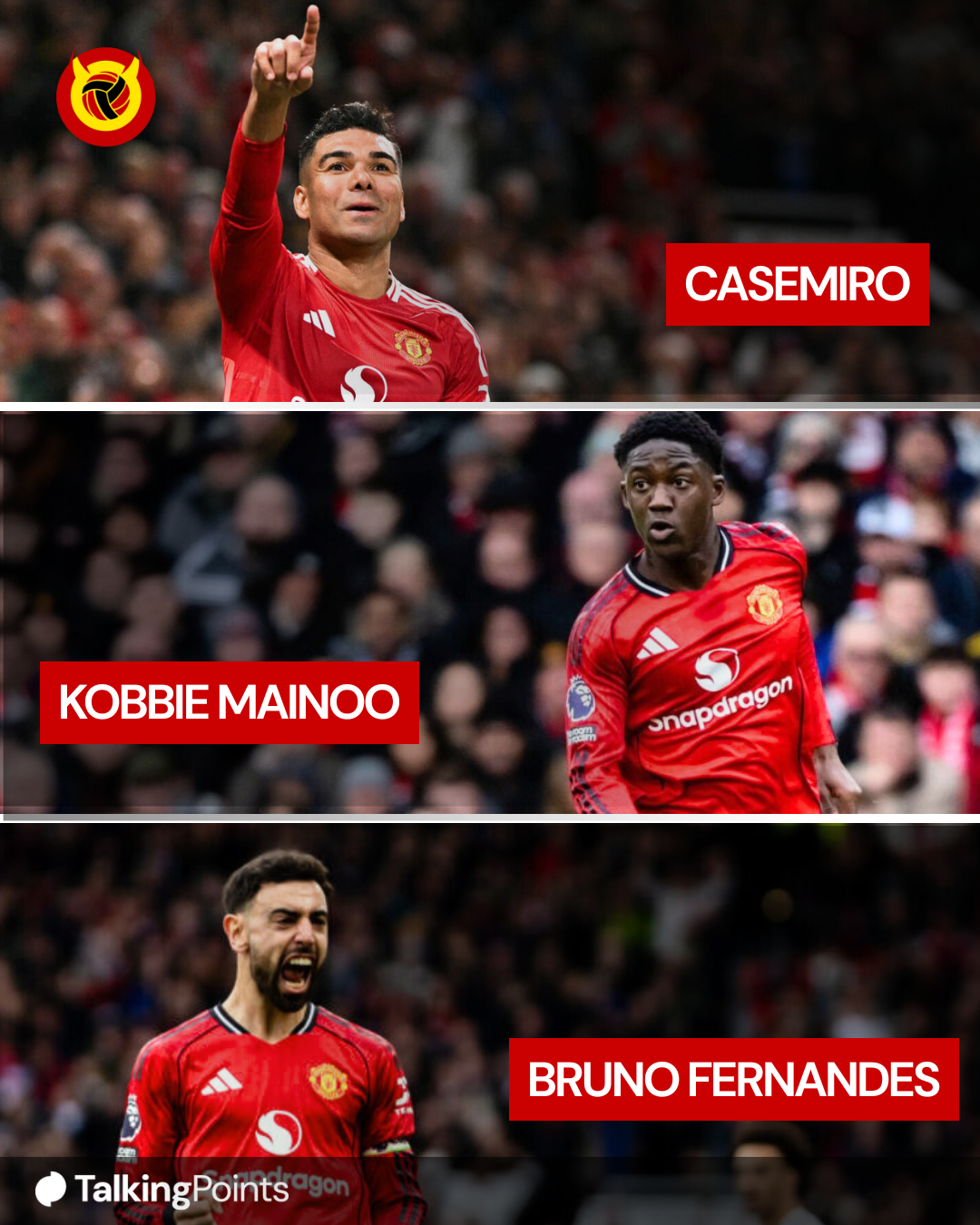 'Quite incredible really': Kobbie Mainoo told by Michael Carrick how he ...